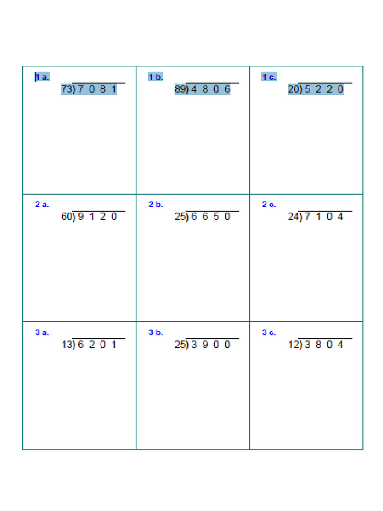 Monday Week 7 Maths | PDF