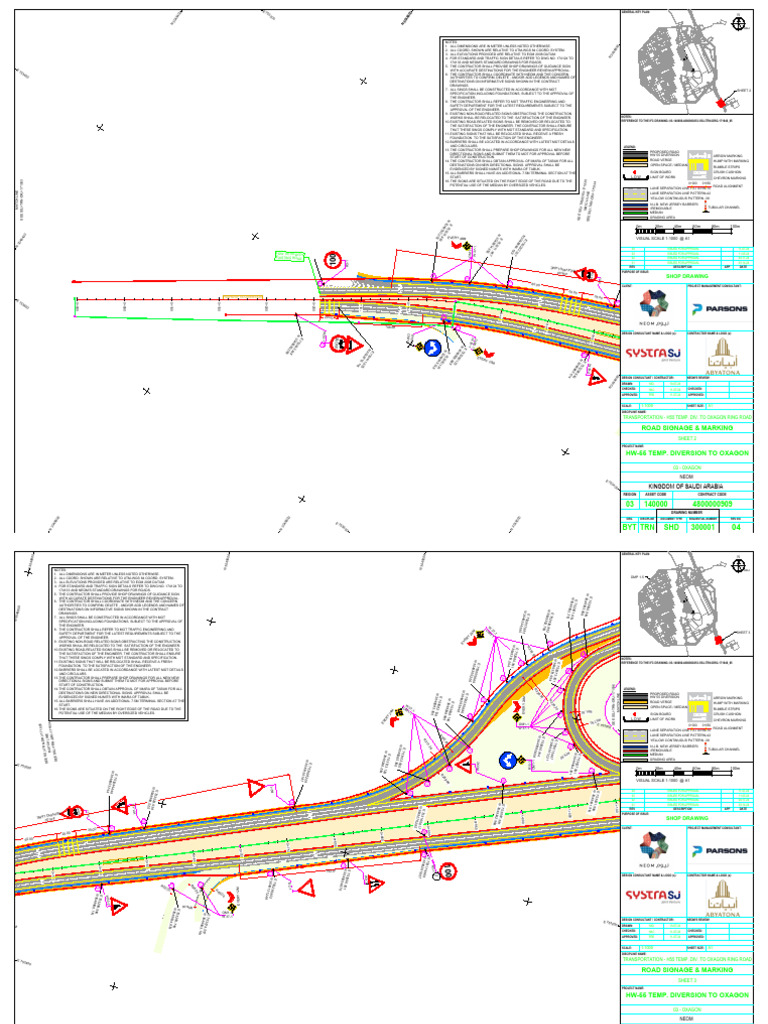 Road Signage and Markings - SHD - 04.ifc - 08 | PDF | Road Infrastructure | Transport Infrastructure
