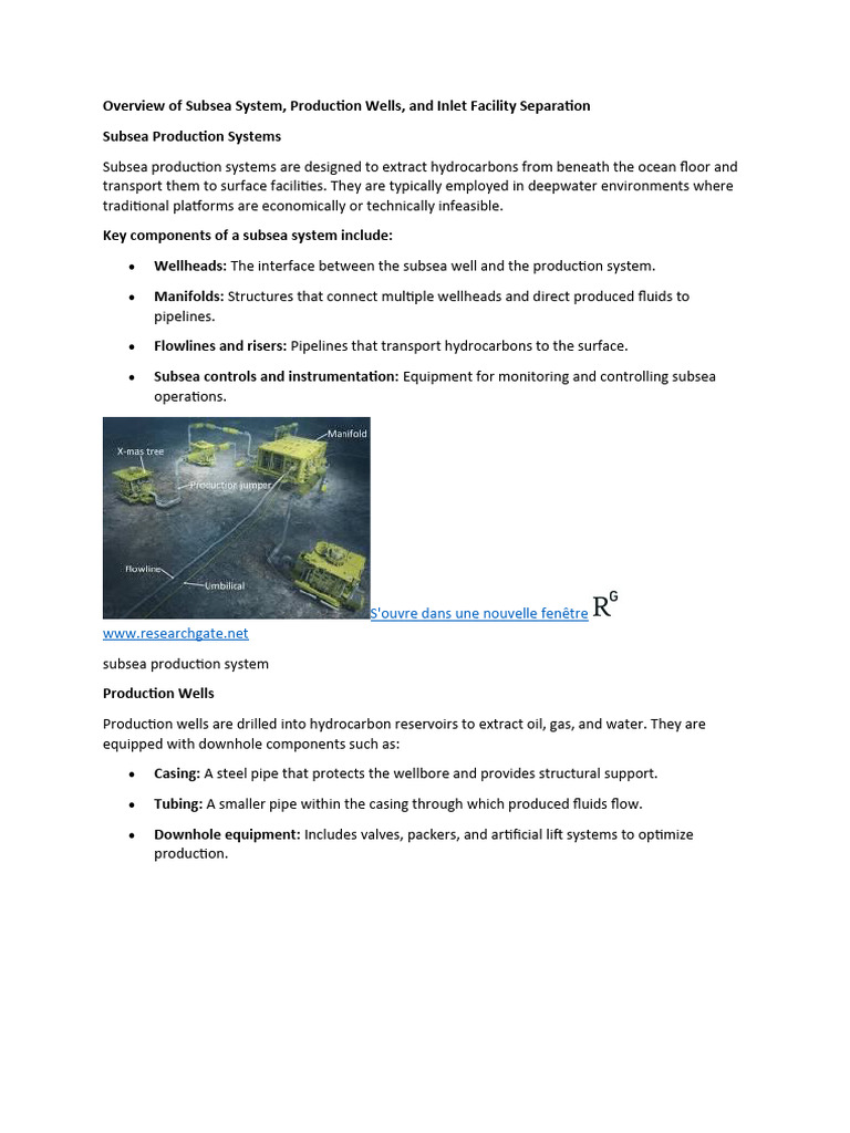Overview of Subsea System | PDF | Mechanical Engineering | Energy ...