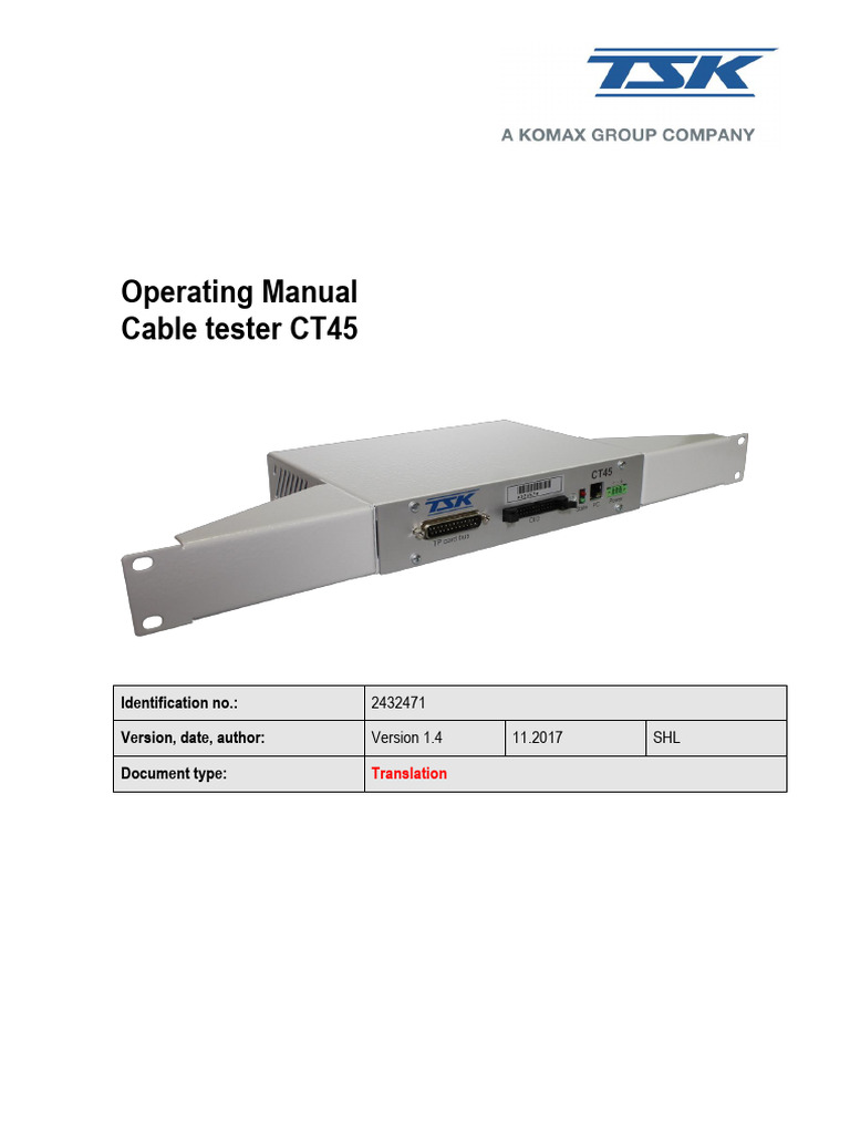 EN Operation Manual CT45 | Download Free PDF | Computer Network | Input/Output