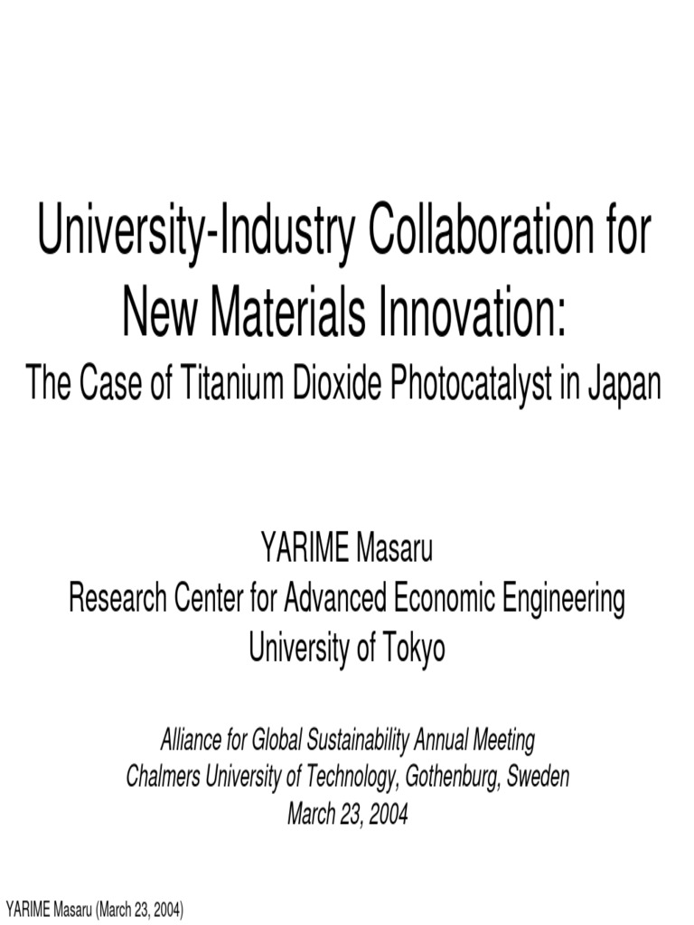 Titanium Dioxide (TiO2) Photocatalyst | PDF | Titanium Dioxide ...