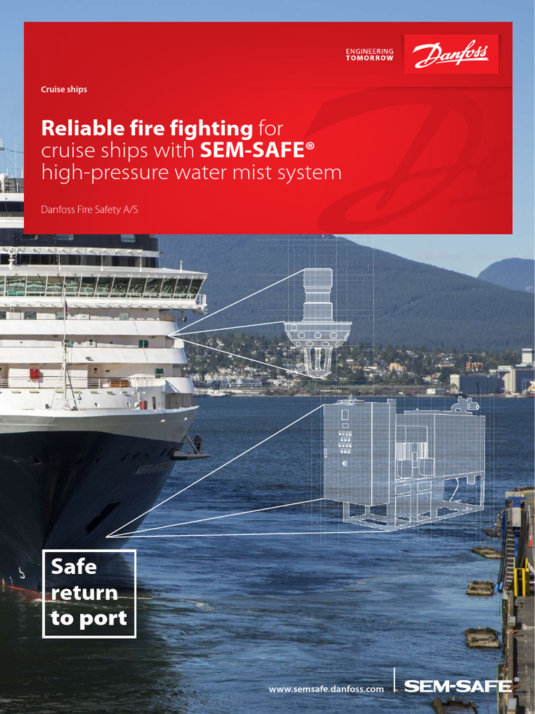 Danfoss Fire Safety SEM-SAFE® Water Mist For Cruise Fire Protection ...