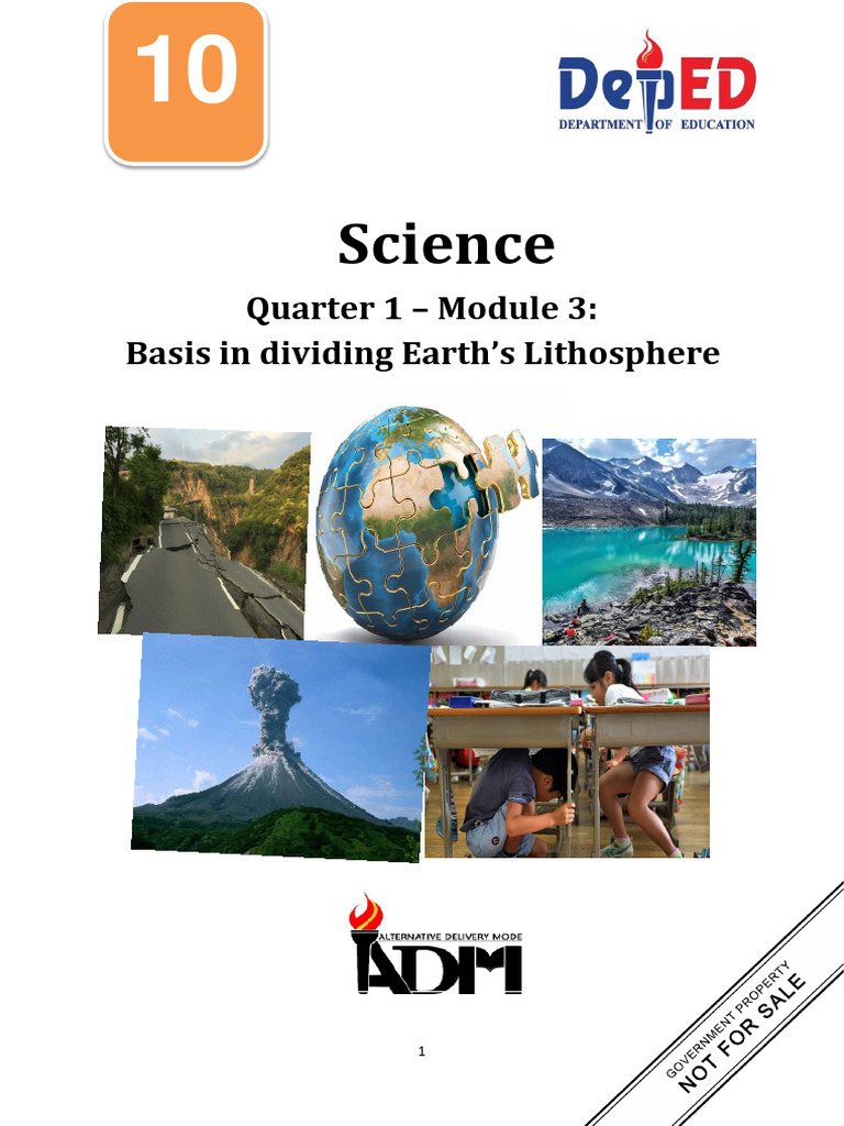 Unit I MODULE 3 SCIENCE 10 | PDF | Plate Tectonics | Earth Sciences