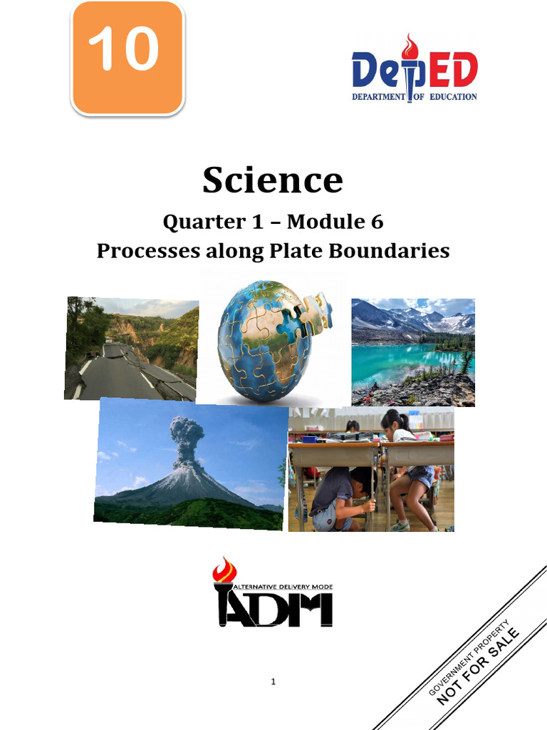 Unit 1 MODULE 6 SCIENCE 10 | PDF | Plate Tectonics | Rift