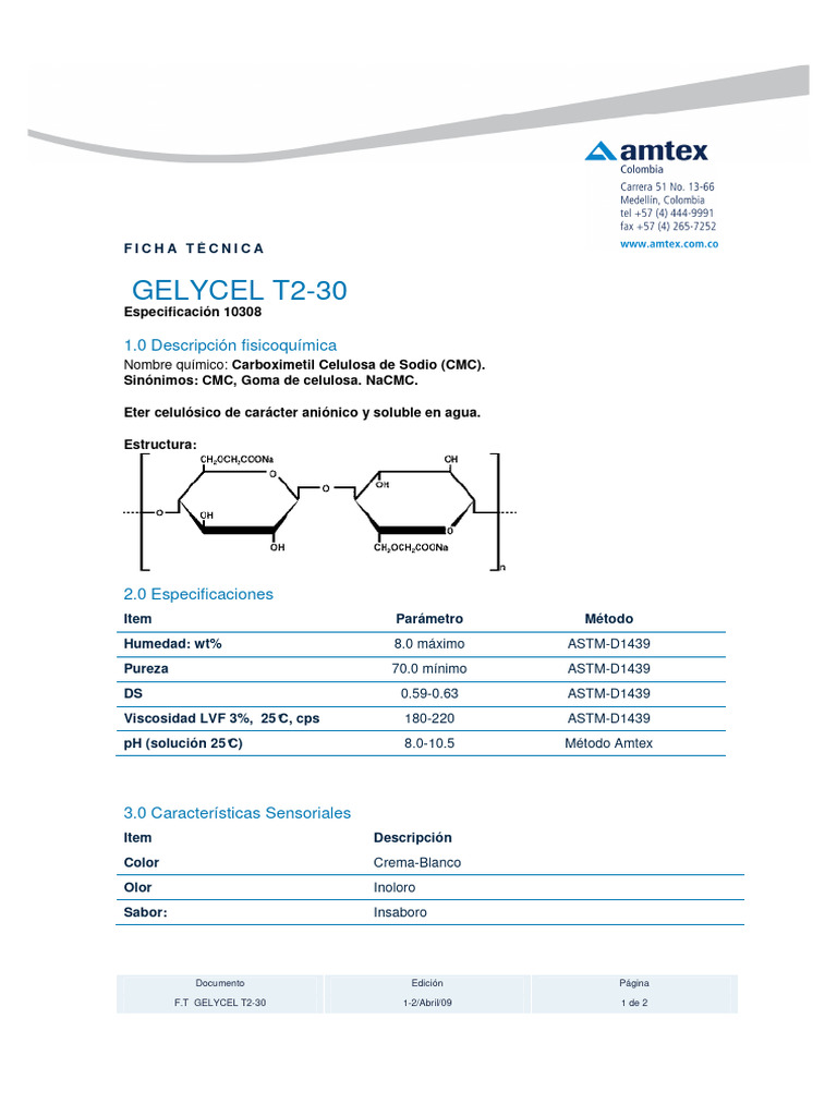 Lycel T2-30 (10308) | PDF | Agua | Química