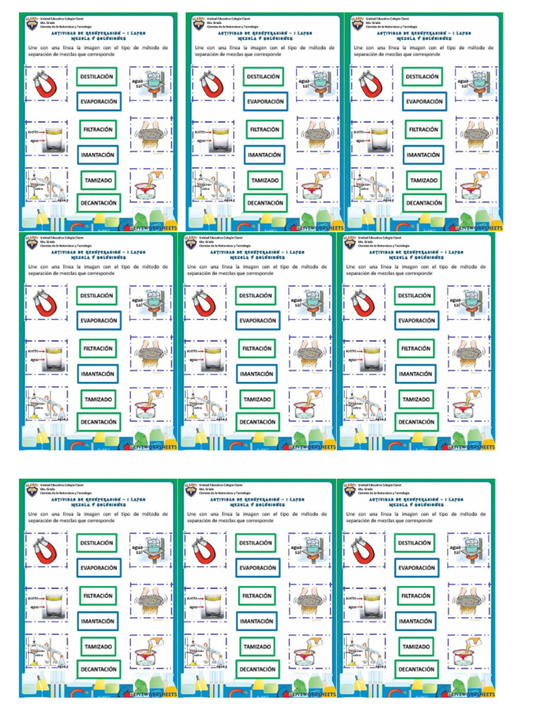 Esquema Separacion de Fases | PDF