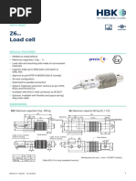 H6G Load Cell Specs & Models | PDF | Electrical Equipment | Manufactured Goods