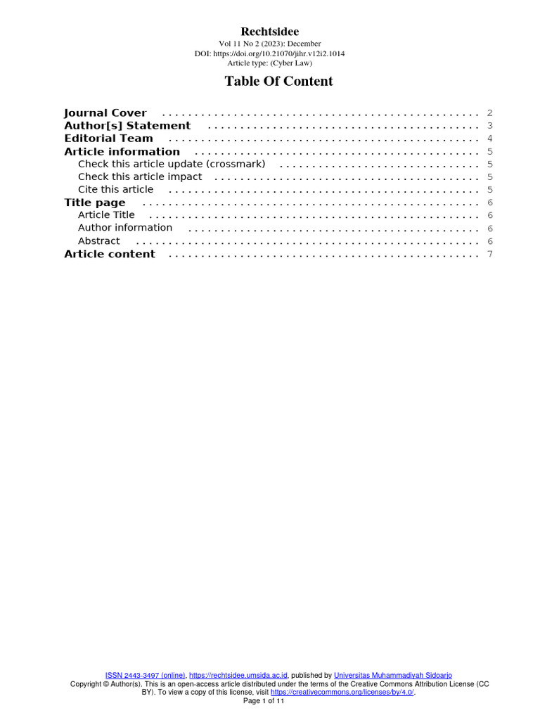 article | Download Free PDF | Creative Commons | Open Access