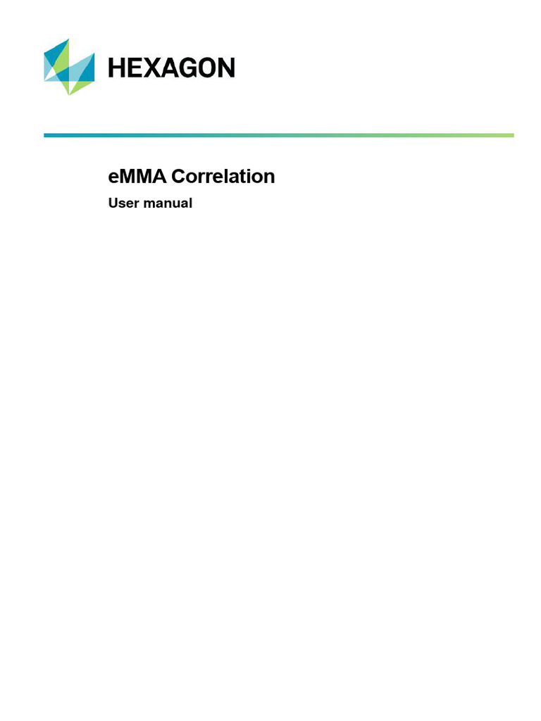 EMMA Usermanual Correlation | PDF | Window (Computing) | Menu (Computing)