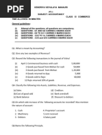 Class 11 Accountancy Chapter-2 Revision Notes | PDF | Financial ...