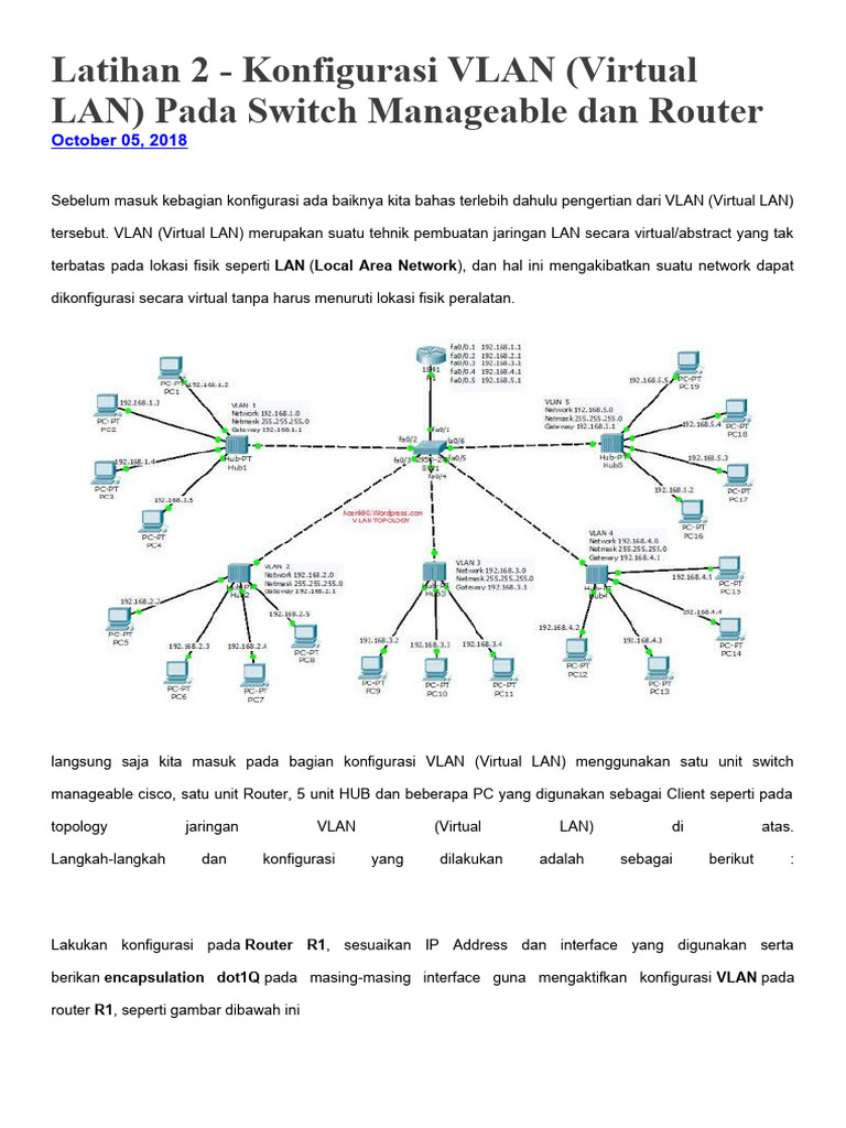 Latihan 2 Vlan | PDF