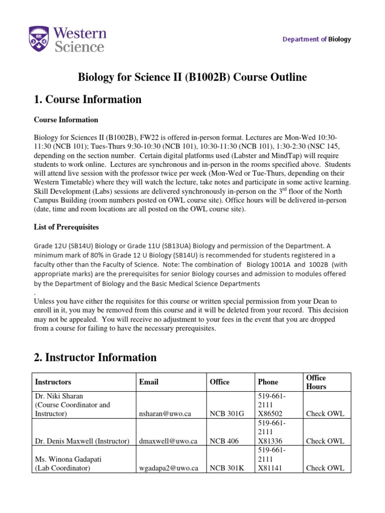 B1002B+Course+Outline January+2024 | PDF | Educational Technology