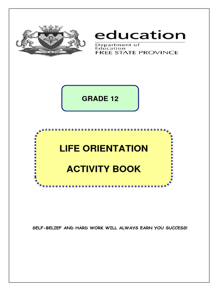 GR 12 Activity Book 2024 | PDF | Knowledge | Learning