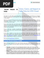 Social Issues Project Class10 With Captions Final | PDF | Poverty ...
