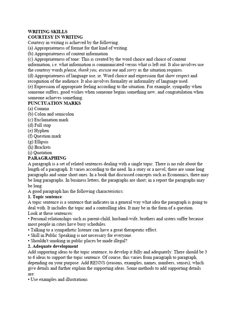 Writing Pdf Memorandum Résumé