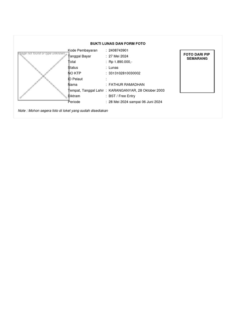 Bukti TF Invoice BST | PDF