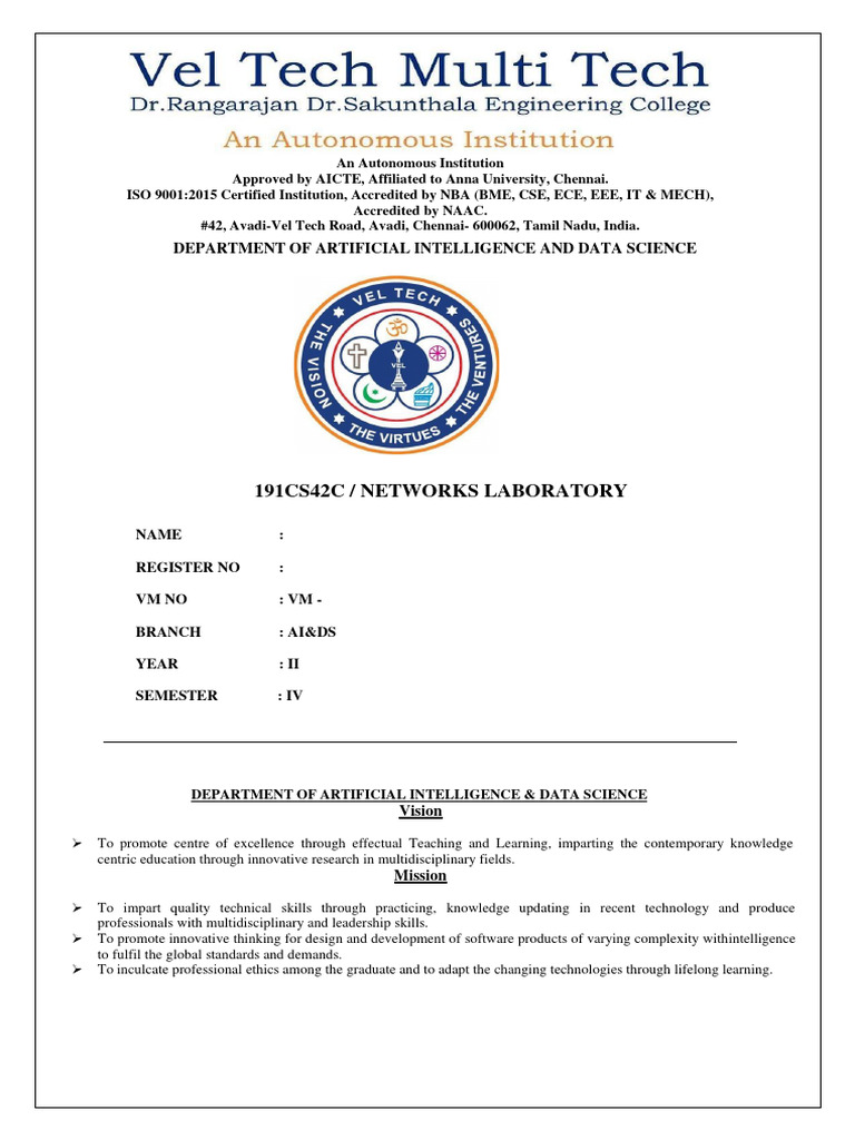 Aids NT Lab-1 | PDF | Engineering | Transmission Control Protocol