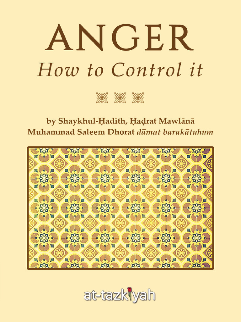 anger_how_to_control_it_290424 | Download Free PDF | Anger | God In Islam