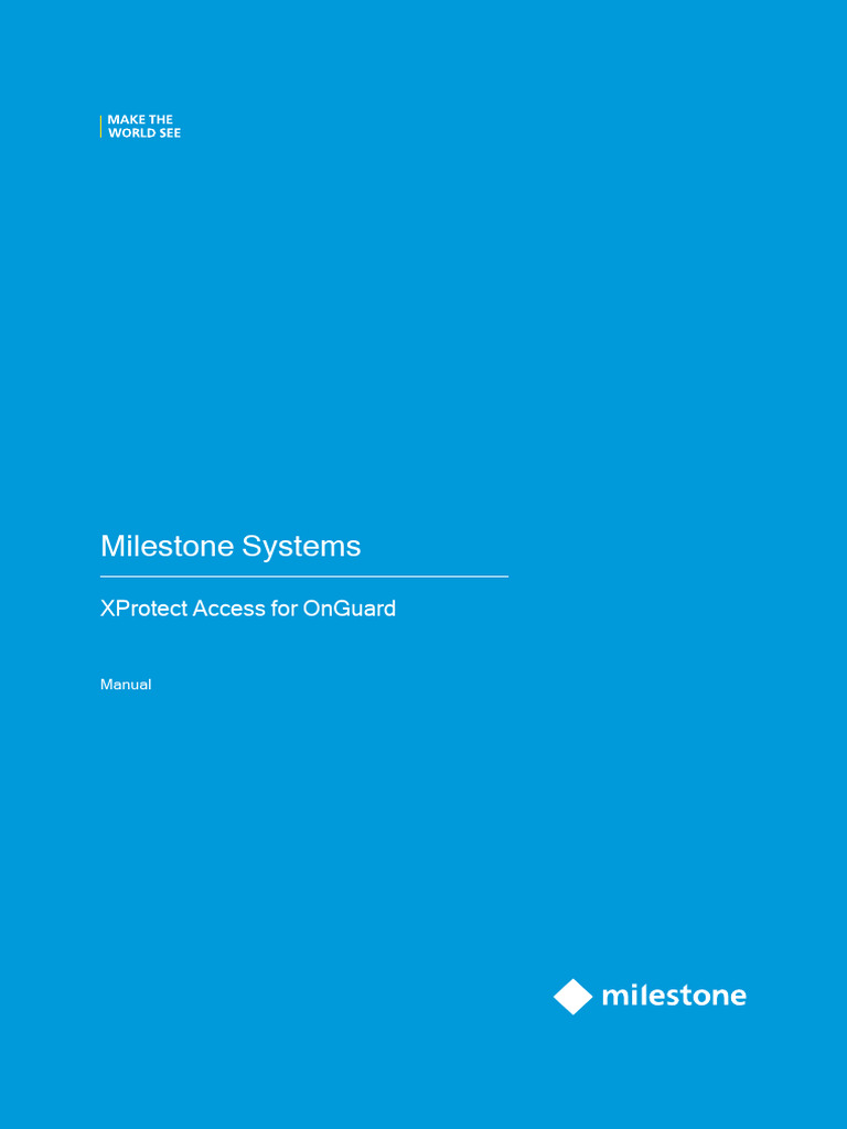 Milestone XPA OnGuard User Guide | PDF | Public Key Certificate | Computer Cluster