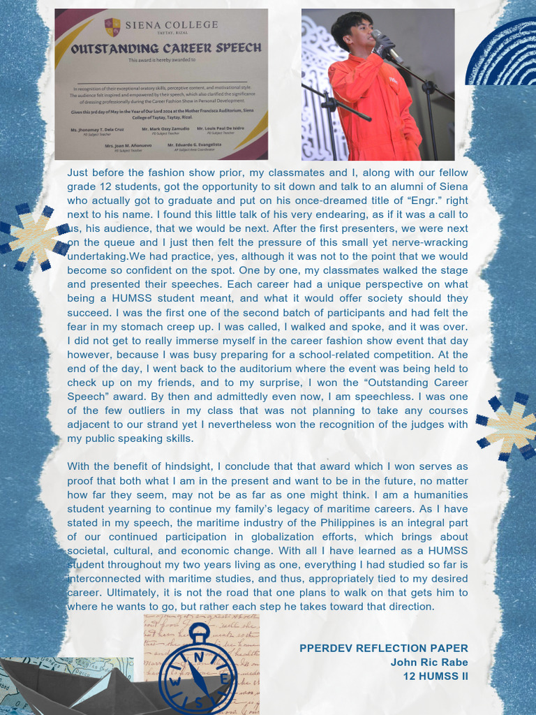 Perdev Reflection (1) | PDF