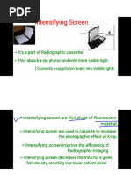Radiographic Screen Essentials | PDF | Radiography | X Ray