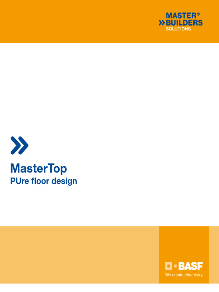 Mastertop Polyurethane Flooring | PDF | Life Cycle Assessment | Flooring