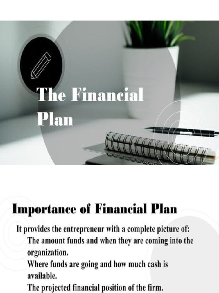 Financial Plan | PDF
