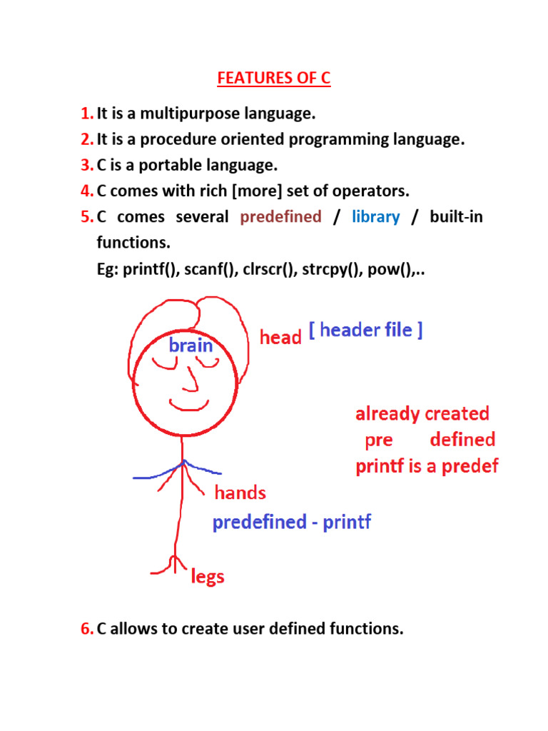 14-3 Features of C | PDF | Data Type | Integer (Computer Science)