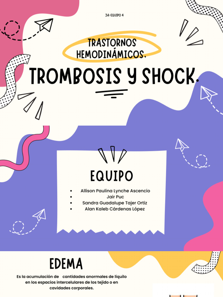 Trastornos Hemodinámicos, Trombosis y Shock. - 20231015 - 225509 - 0000 | PDF