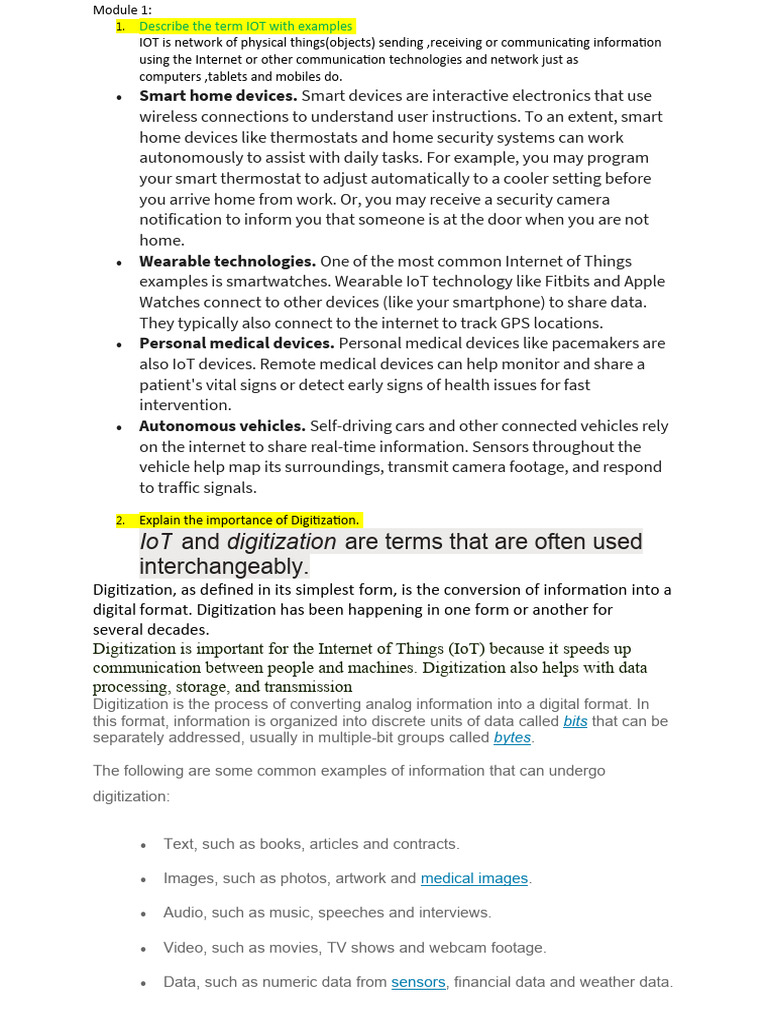 Iot Ia 1 | PDF | Internet Of Things | Lte Advanced