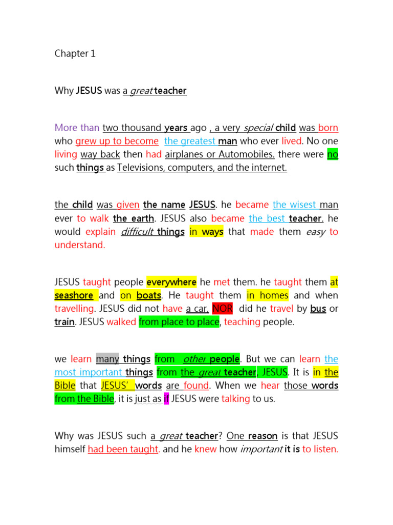 Chapter 1 | PDF | Jesus | Heaven