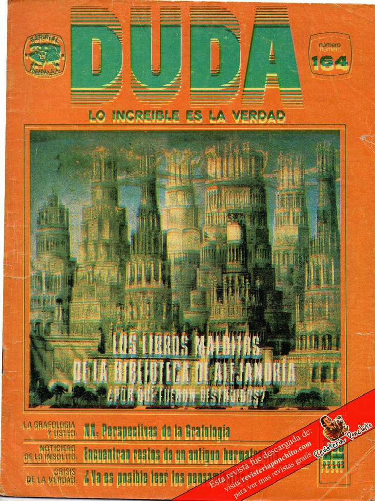 0164 - Los Libros Malditos de La Biblioteca de Alejandría - Duda | PDF