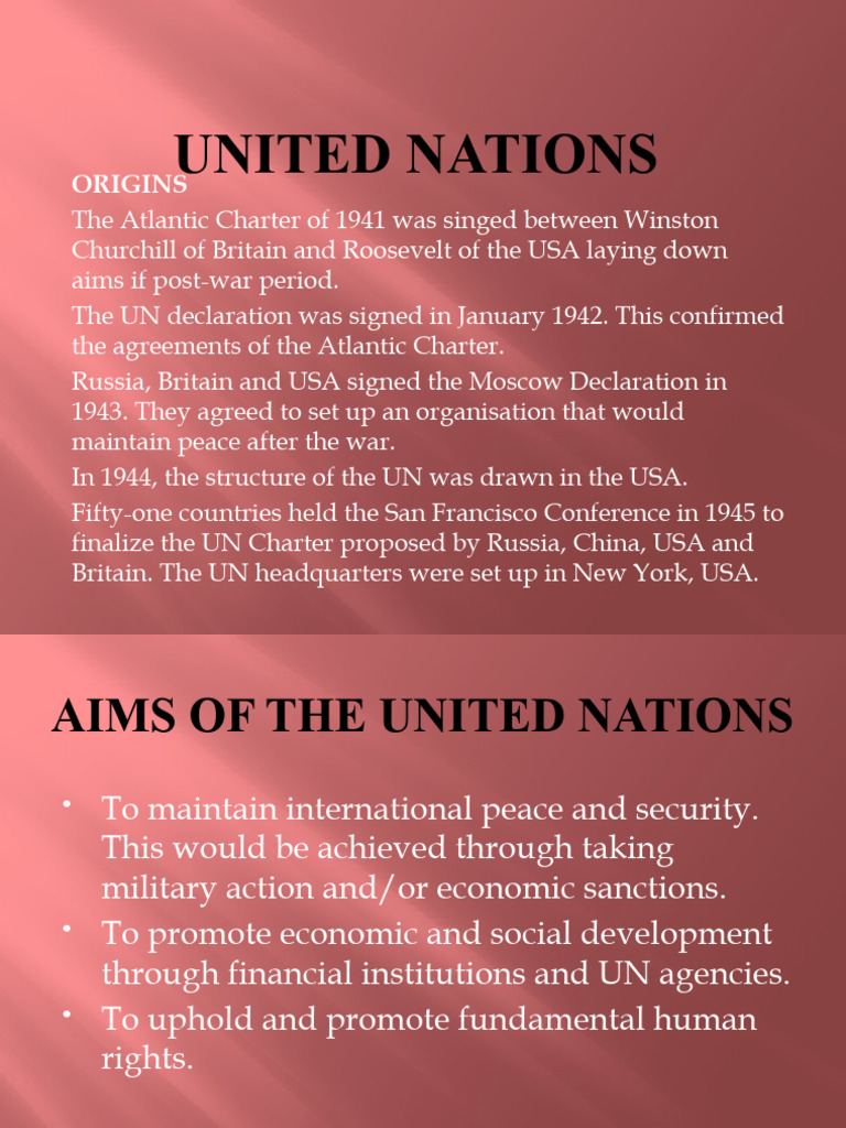 United Nations | PDF | United Nations | International Relations