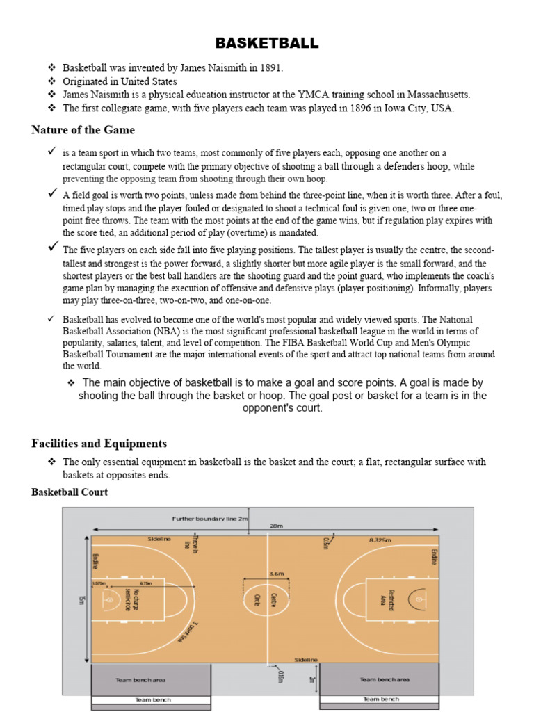 Basketball Handouts | Download Free PDF | Ball Games | Team Sports