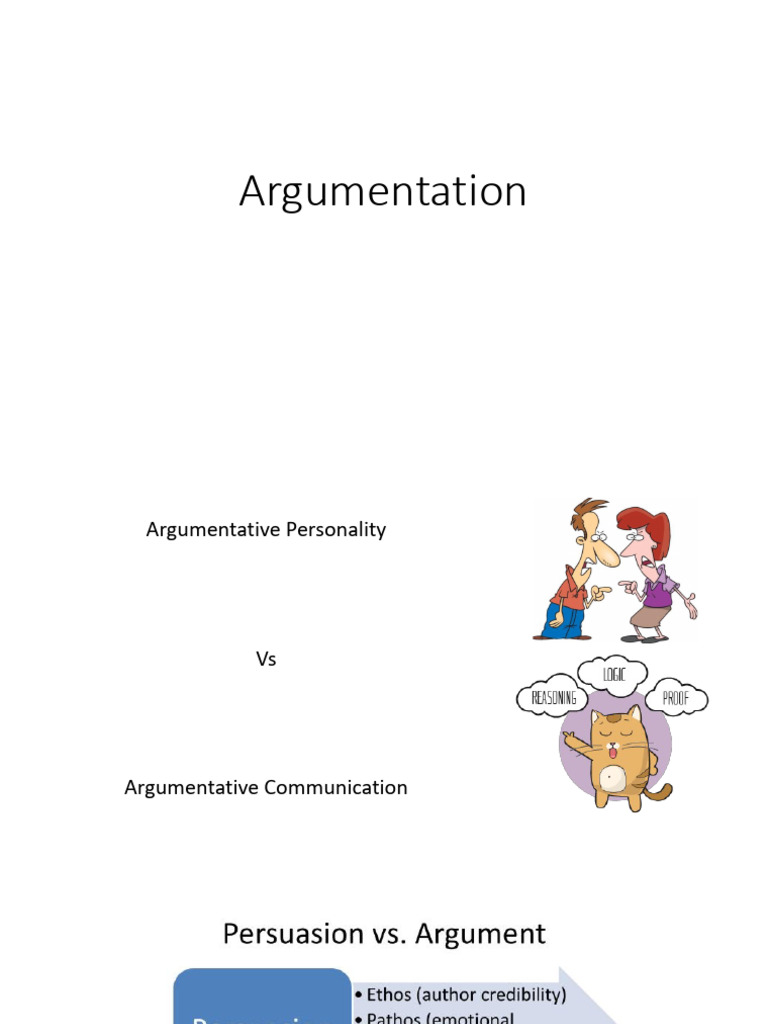 Argumentation | PDF | Argument | Cognition