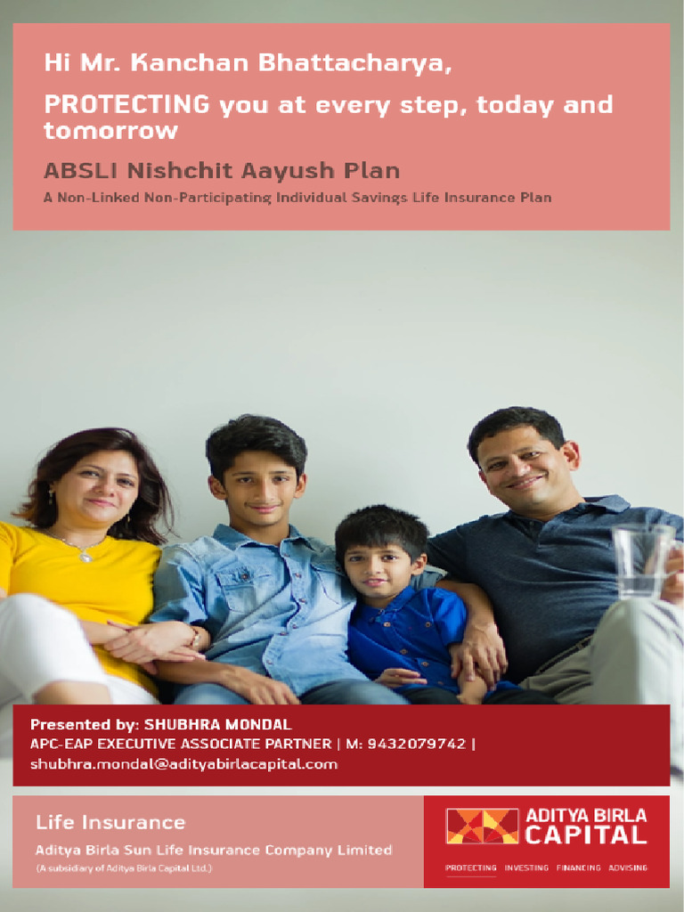 Kanchan Bhattacharya - Nishchit Aayush Plan - Presentation | PDF Kanchan Bhattacharya - Nishchit Aayush Plan - Presentation | PDF