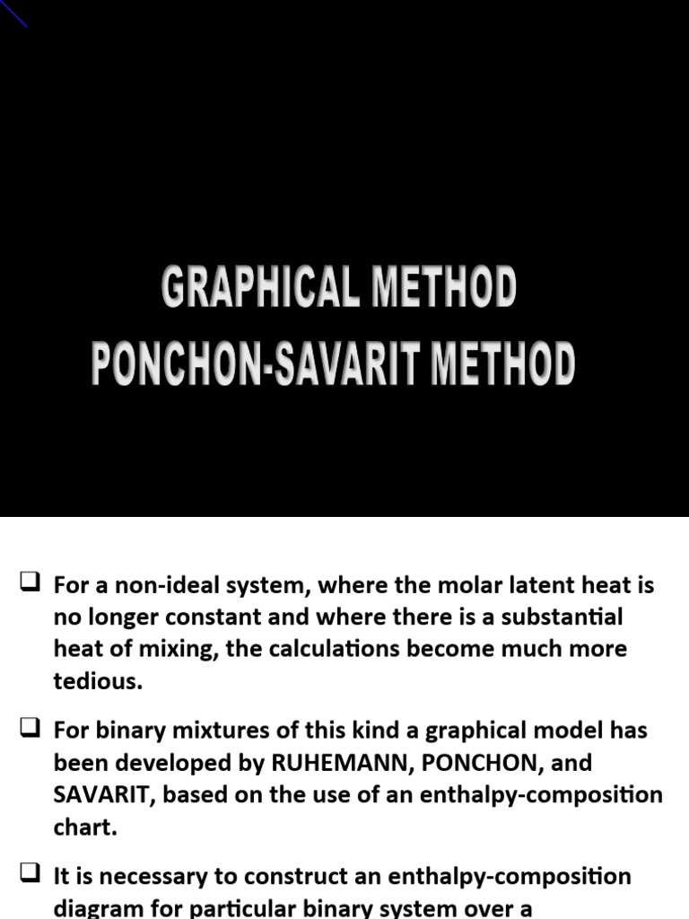 4 Ponchon Savarit Method | PDF | Scientific Phenomena | Applied And ...