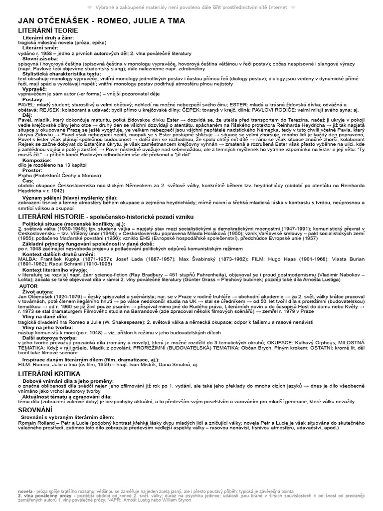 Romeo, Julie A Tma | PDF