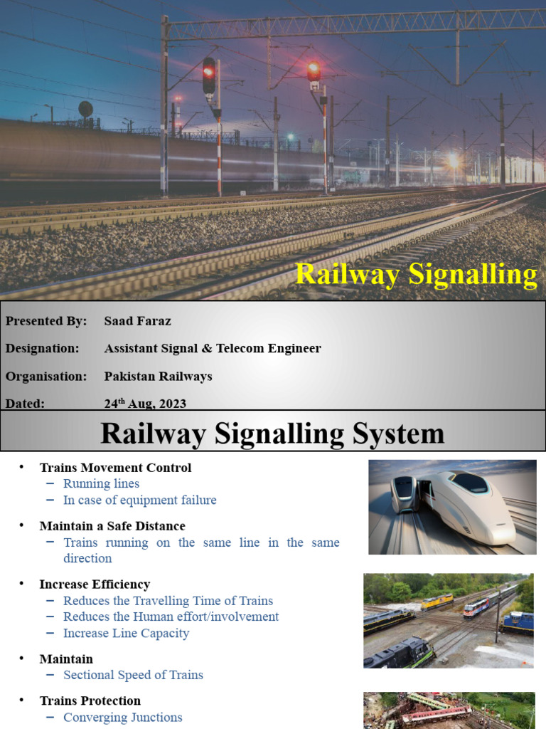 Railway Signalling System | PDF | Railway Safety | Rail Transport
