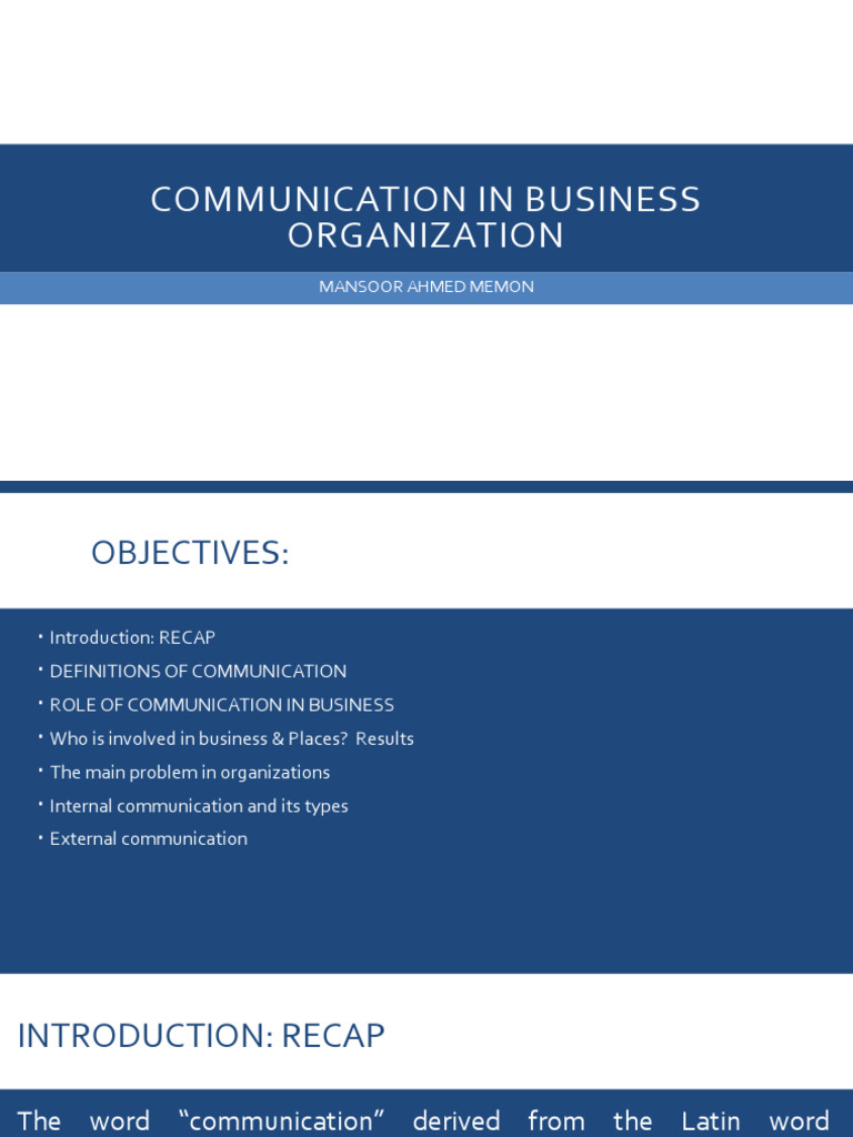 Effective Business Communication Strategies | PDF | Communication ...