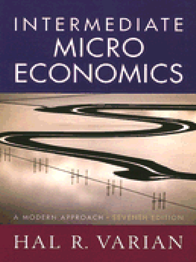 Book Intermediate Microeconomics A Modern Approach 7th Edition Hal R ...