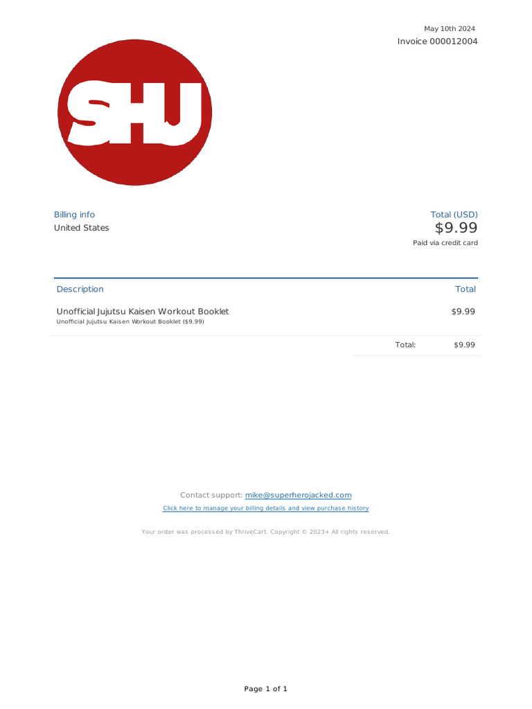 Superhero Jacked - Invoice 000012004 | PDF