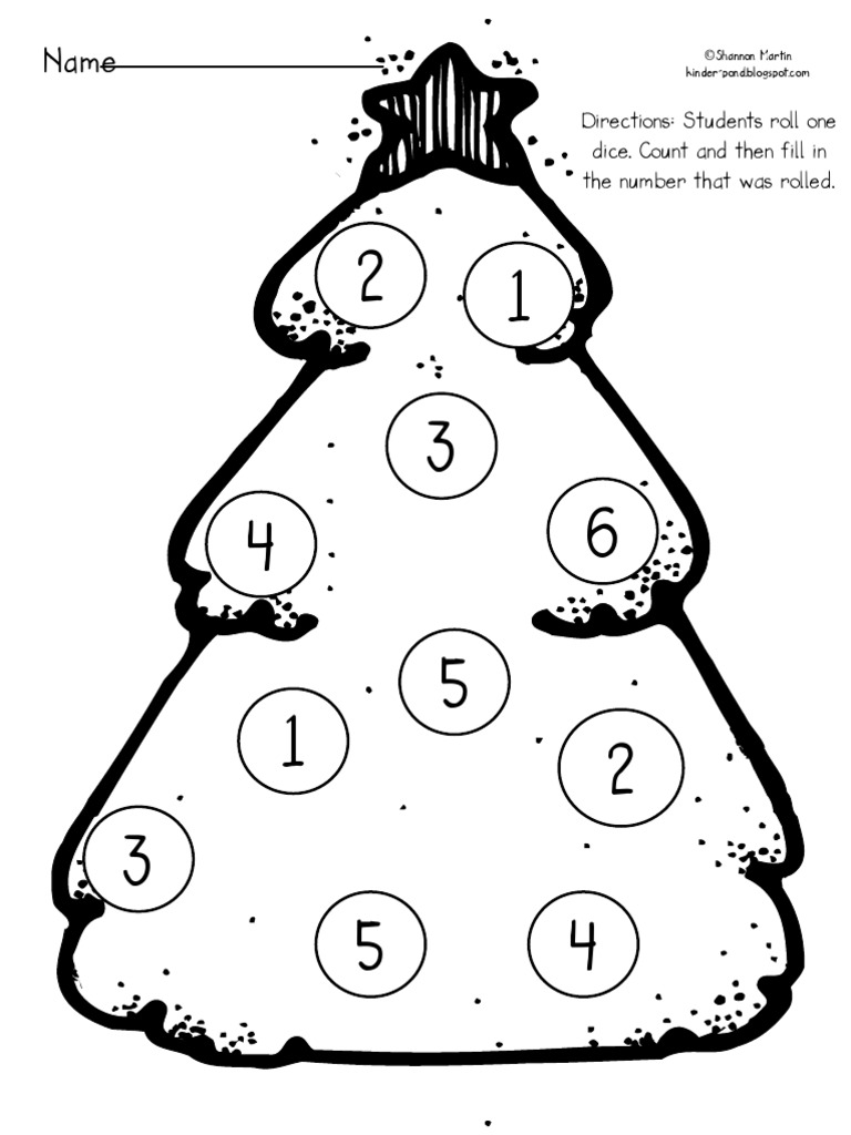 Roll A Christmas Tree (2 Dice) | PDF