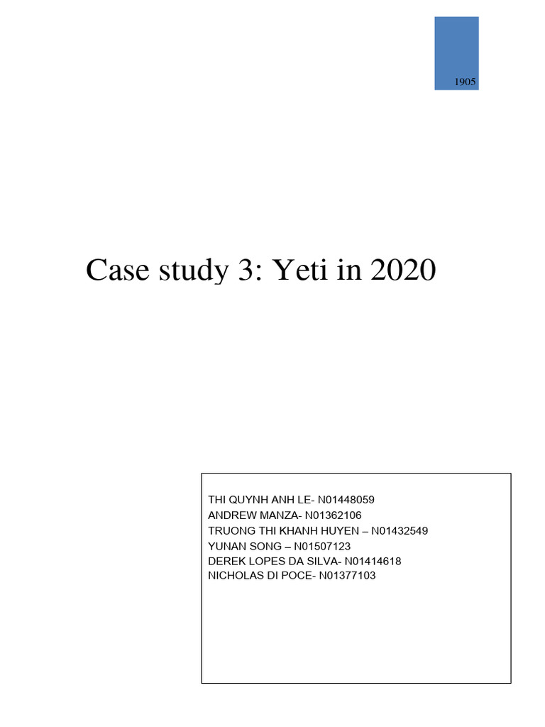 YETI CASE STUDY | Download Free PDF | Equity (Finance) | Debt