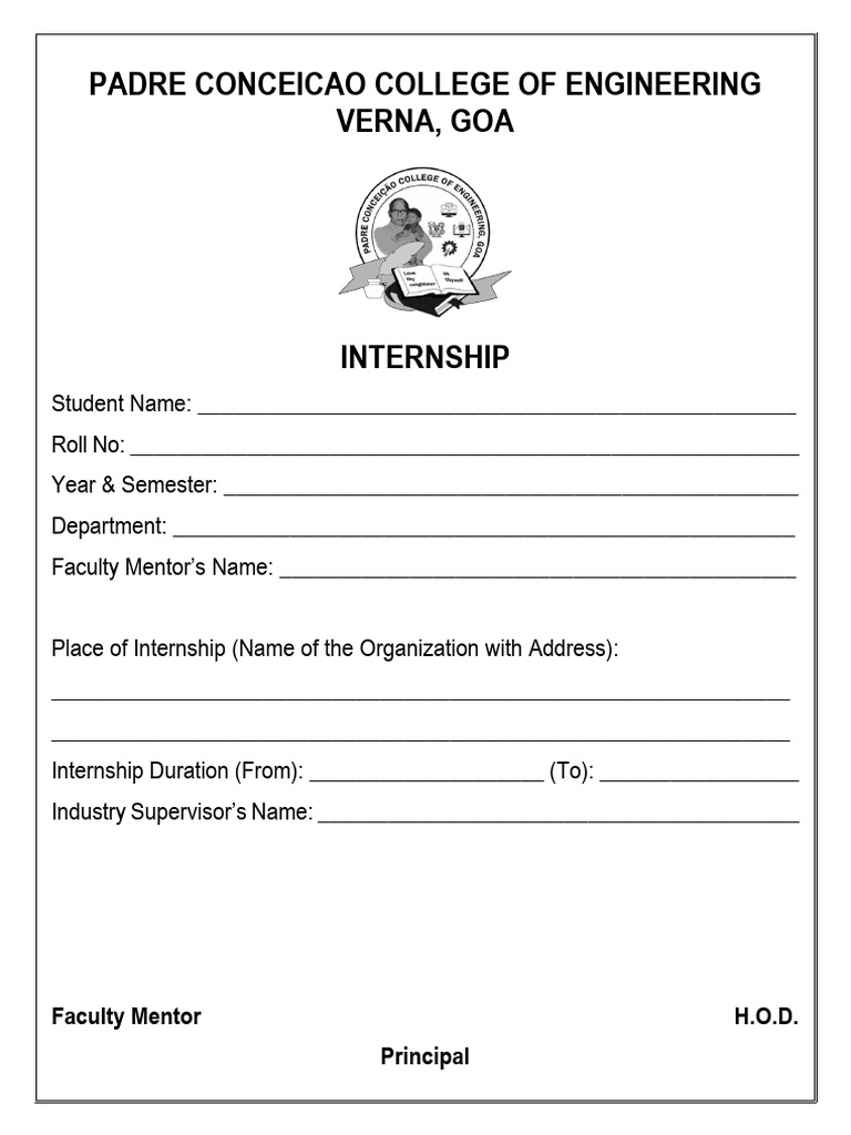 INTERNSHIP BOOKLET - Merged | PDF | Internship | Job Hunting