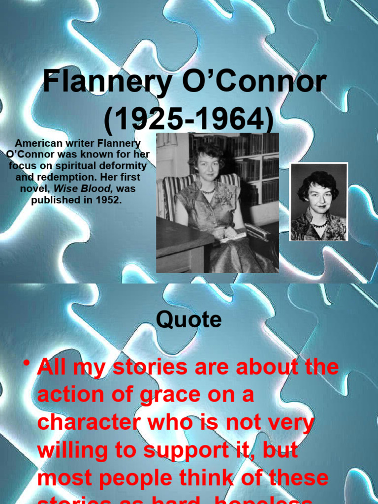 Flannery Oconnor and Her Short Stories | PDF | Mystery, Thriller ...
