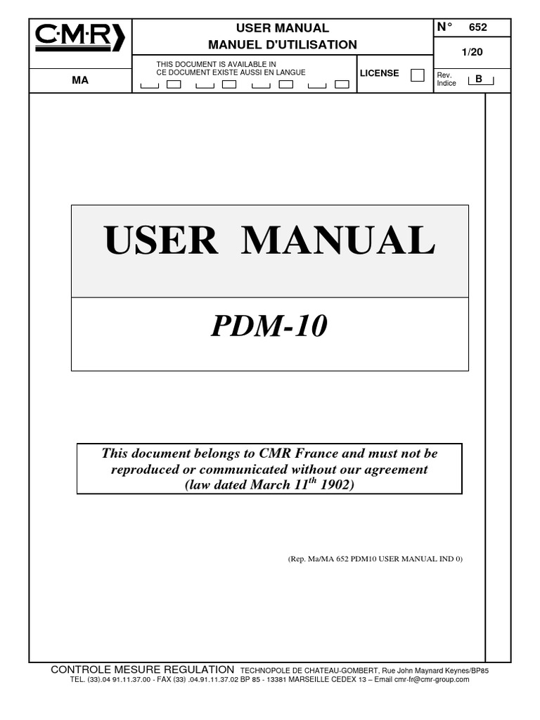 PDM-10 User Manual | PDF | Power Supply | Relay