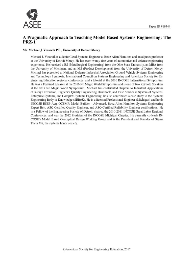 Mbse Methods Pdf Conceptual Model System