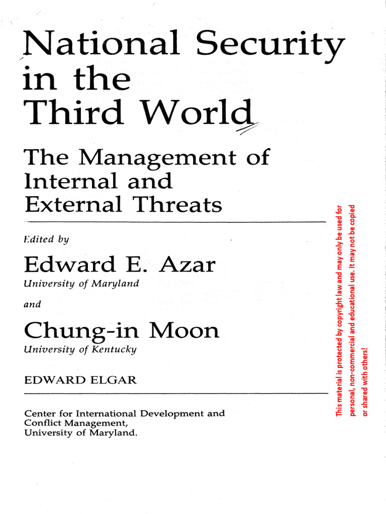 Buzan. People, States, and Fear | PDF | National Security | Concept