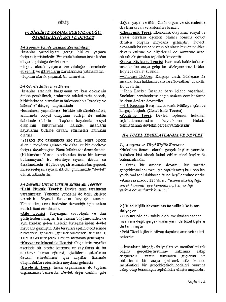 İdare Hukuku - Özet+ - 231218 - 200219 | PDF